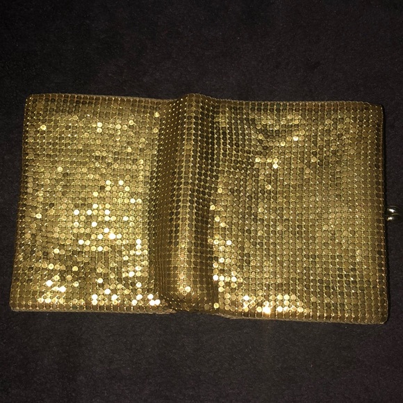 Bags | Antique Gold Disco Wallet 7s Circa | Poshmark